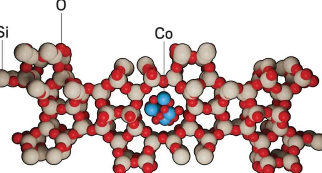 Cobalt-zeolite catalyst makes propane out of polymers
